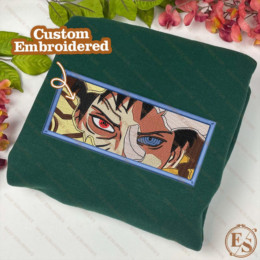 Uchiha Obito Eyes Boxed Sweetshirt, Anime Character Shirt, Naruto ...