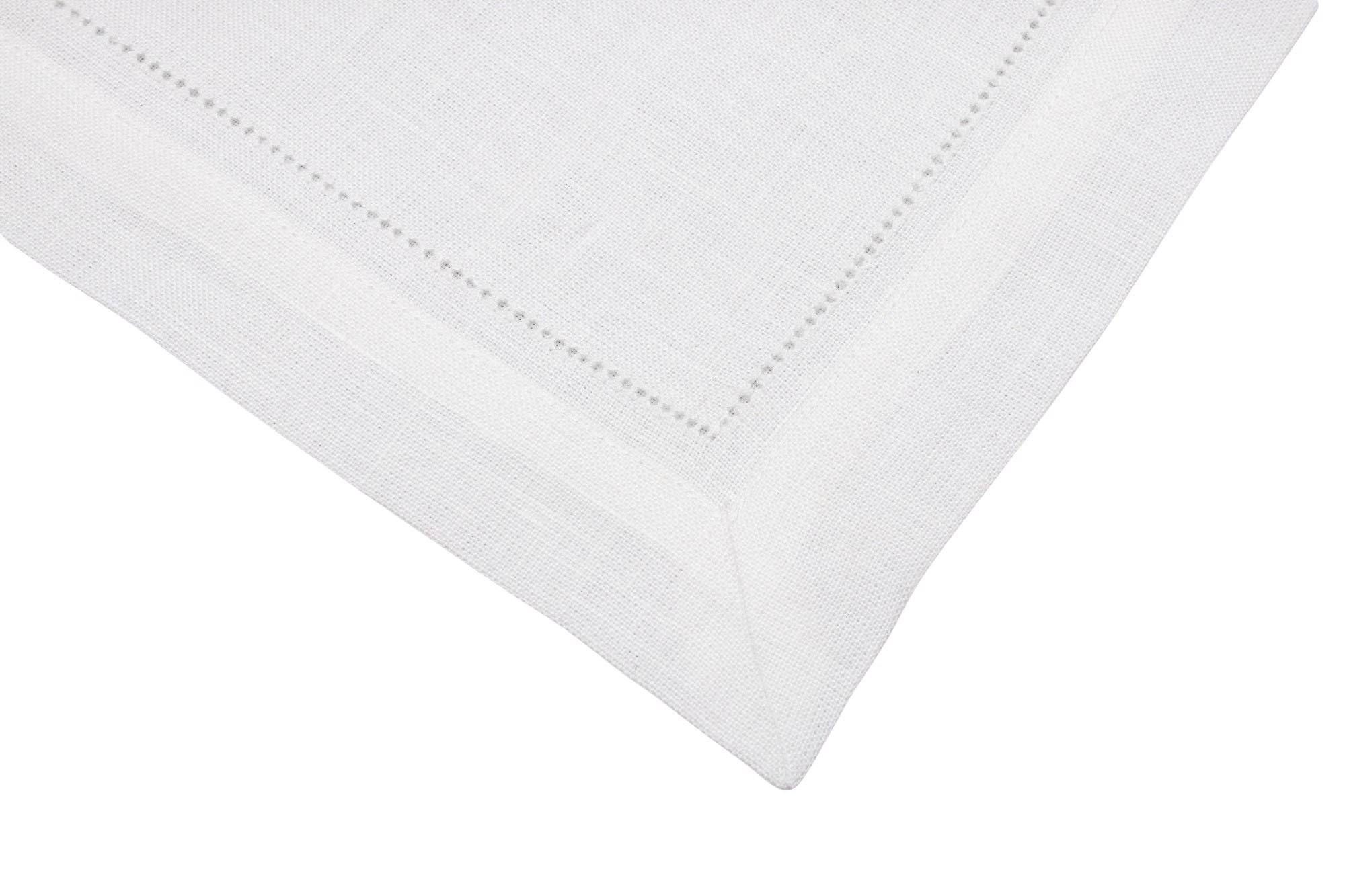 Natural Linen Tablecloth With Hemstitch, Rectangle. Linen Tablecloth ...