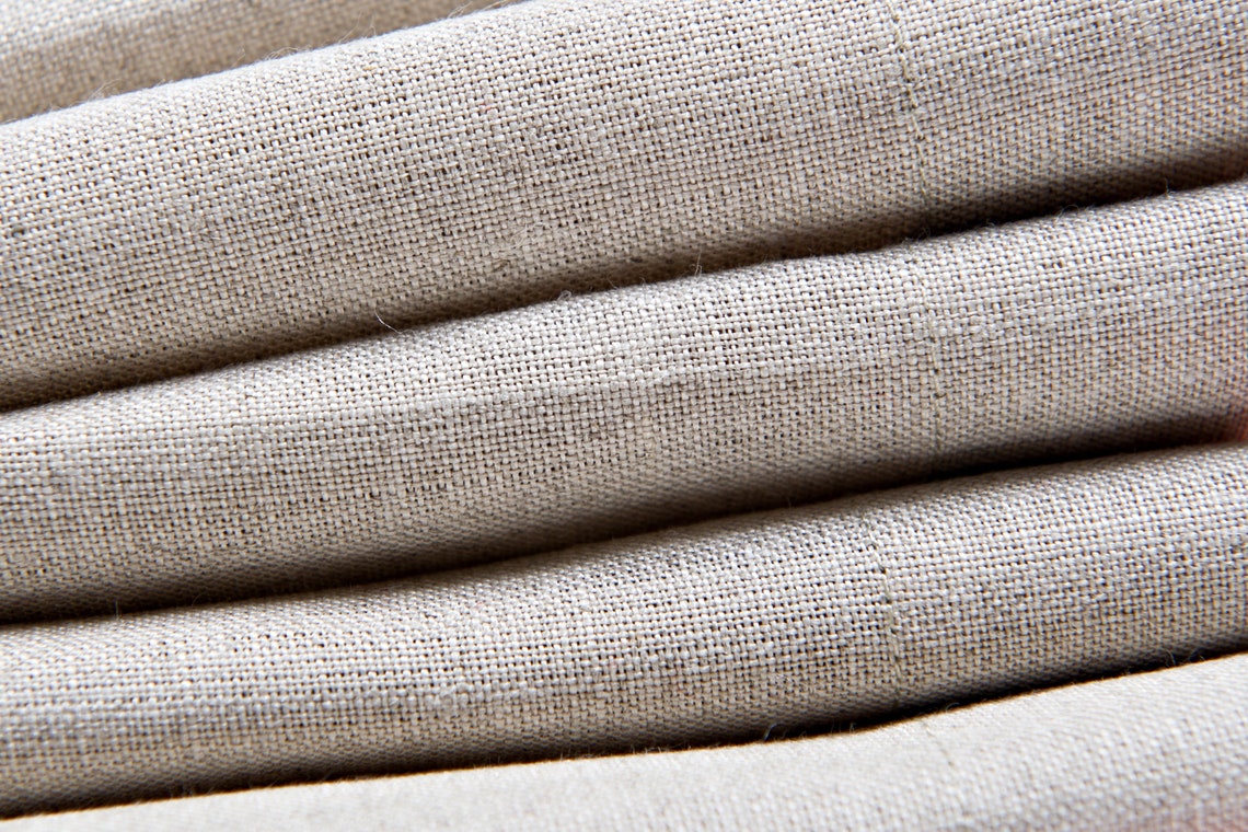 Natural Linen Tablecloth With Hemstitch, Rectangle. Linen Tablecloth ...