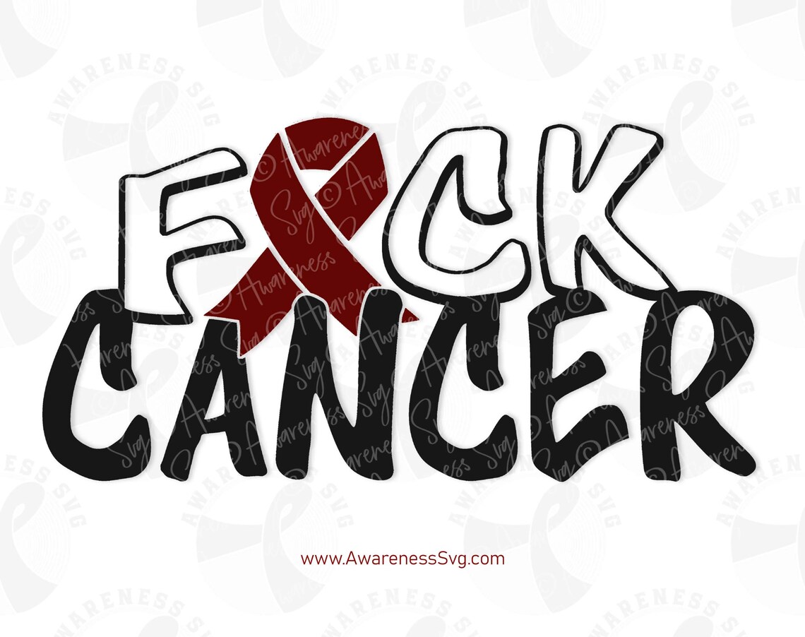 Fck Cancer Head and Neck Cancer Oral Cancer Svg Sickle Cell - Etsy