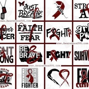 Amyloidosis, Meningitis Survivor, Migraine Warrior Svg, Head and Neck ...