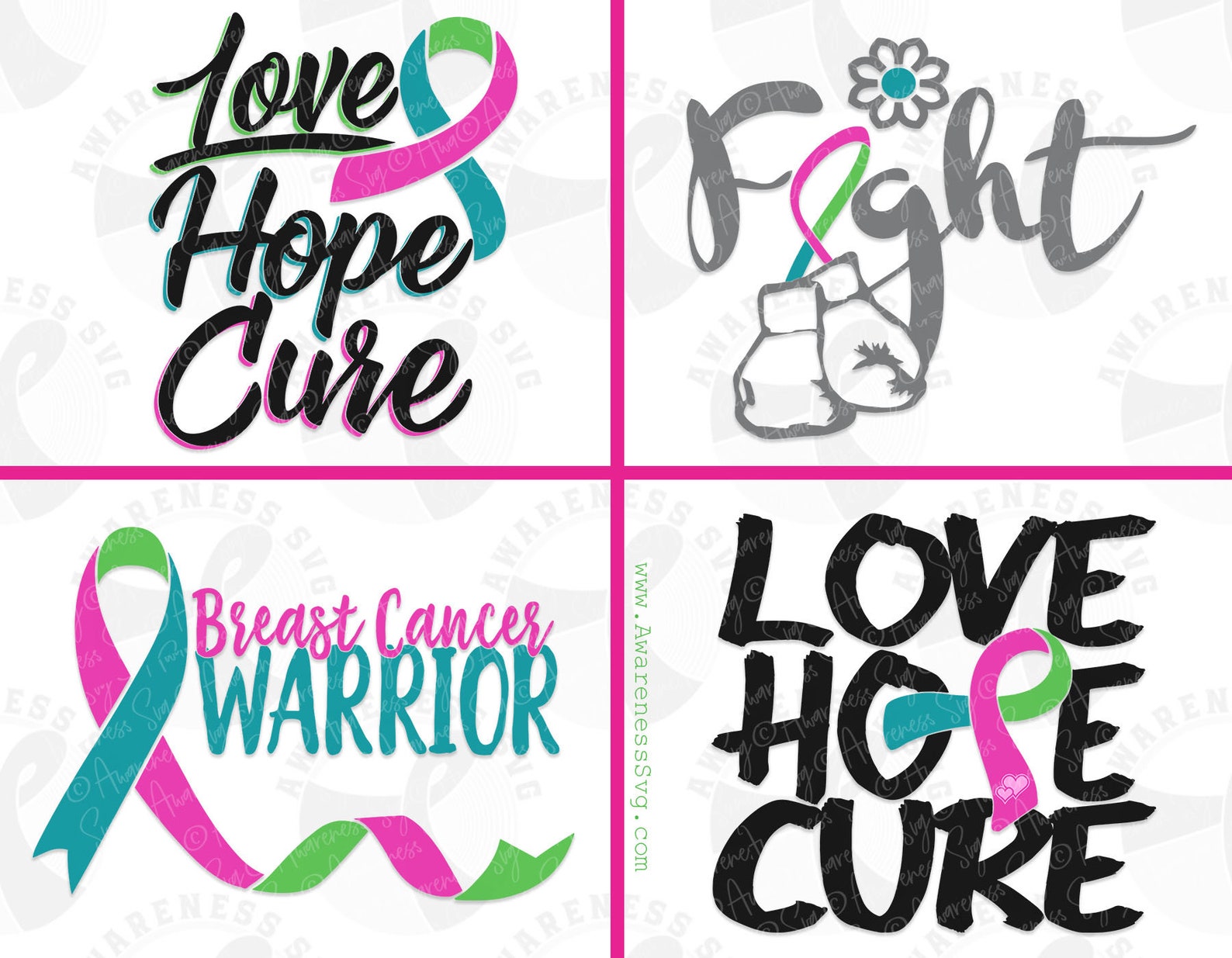 Metastatic Breast Cancer Ribbon Svg Png Breast Cancer | Etsy
