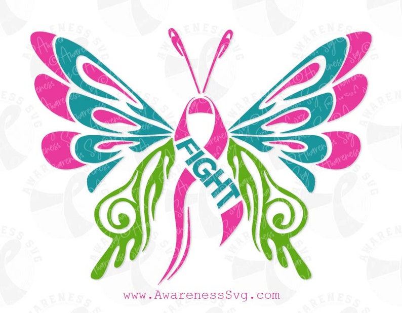 Metastatic Breast Cancer Ribbon Svg Png Breast Cancer - Etsy