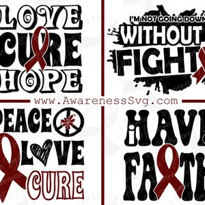 Head and Neck Cancer, Oral Cancer Svg, Sickle Cell Svg, Multiple ...