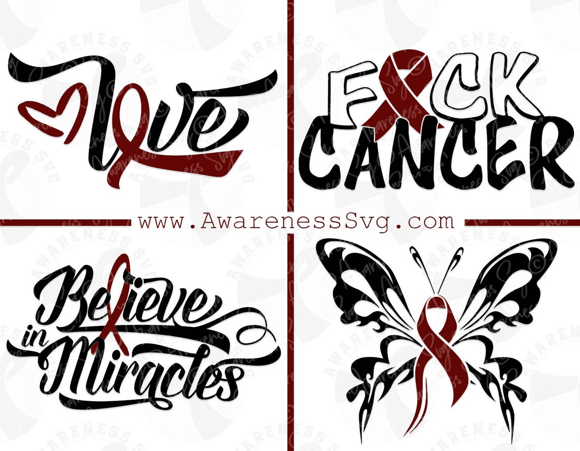 Head and Neck Cancer Oral Cancer Svg Sickle Cell Svg | Etsy