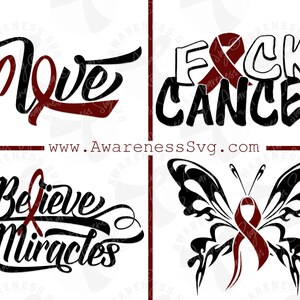 Head and Neck Cancer, Oral Cancer Svg, Sickle Cell Svg, Multiple ...