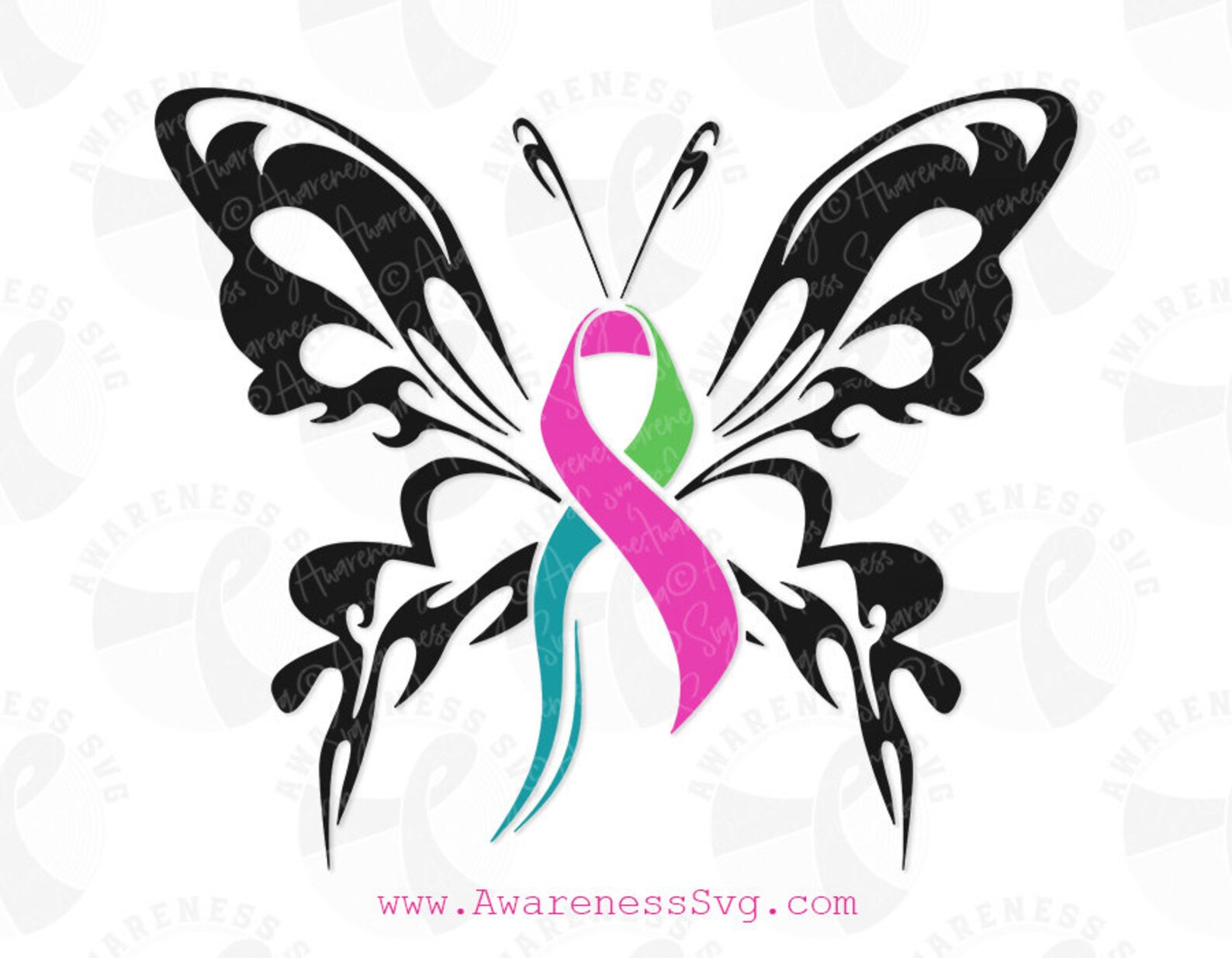 Metastatic Breast Cancer Ribbon Svg Png Breast Cancer - Etsy