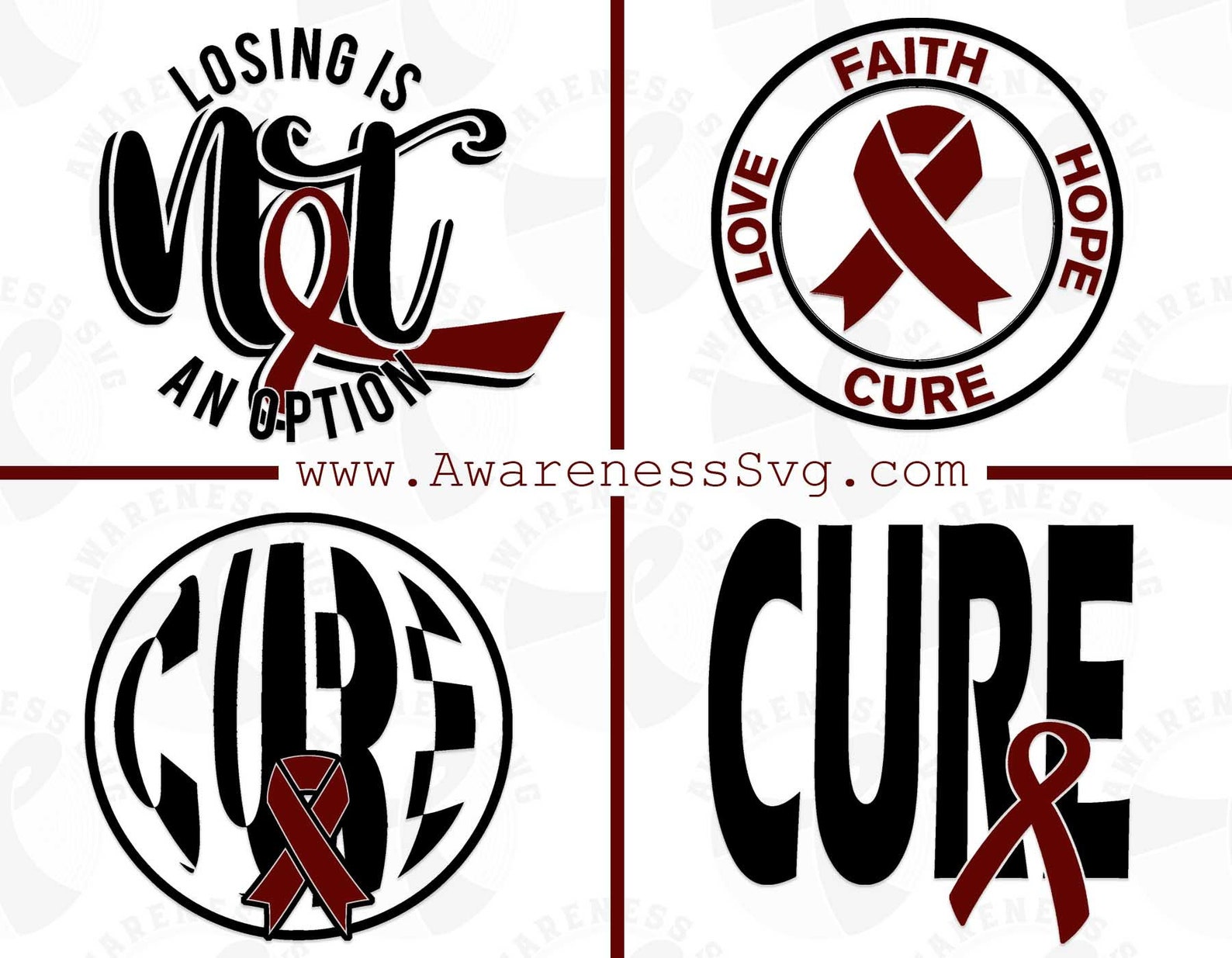 Head and Neck Cancer, Oral Cancer Svg, Sickle Cell Svg, Multiple ...