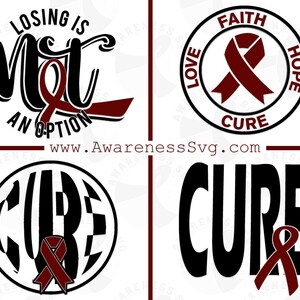 Head and Neck Cancer, Oral Cancer Svg, Sickle Cell Svg, Multiple ...