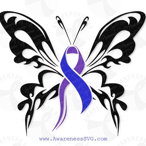 Murder Victim Feather Ribbon SVG Homicide Ribbon Awareness - Etsy Hong Kong