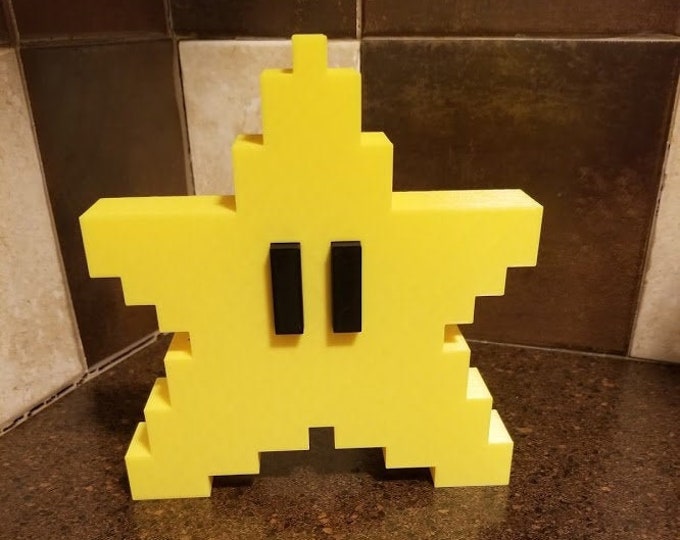 Super Mario Star Tree Topper - Etsy