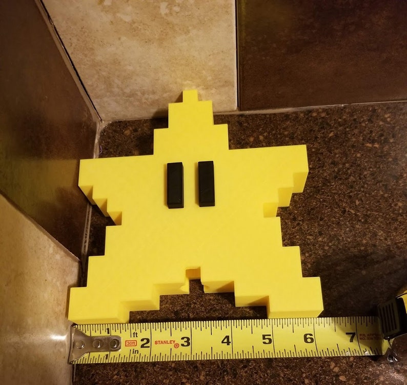 Super Mario Star Tree Topper - Etsy