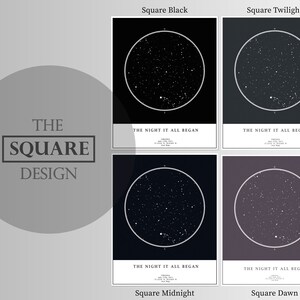 Custom Star Map, Custom Sky Chart, Starmap, Skychart, Thoughtful Gift ...