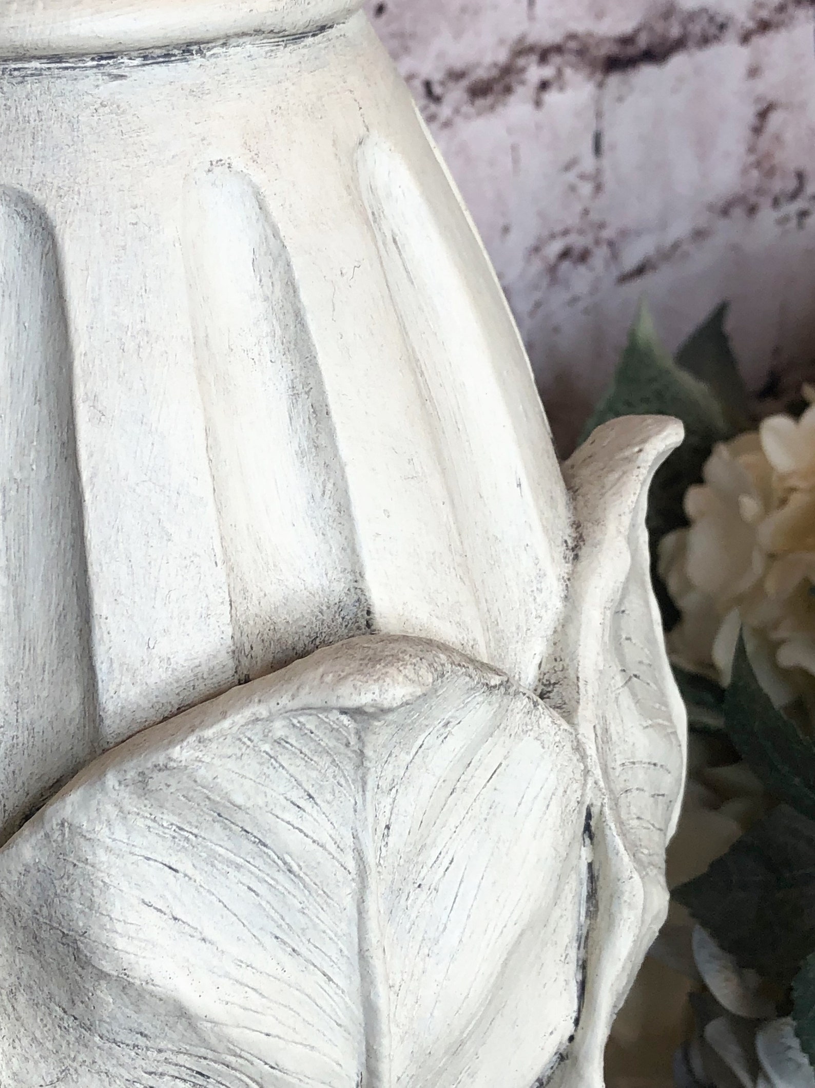 Large French Tabletop Finial / Round Leaf Motif Finial Statue - Etsy