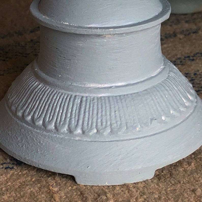 Blue French Finial With Rhinestones / Metal Finial / Tabletop - Etsy