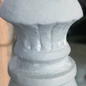 Blue French Finial With Rhinestones / Metal Finial / Tabletop French ...