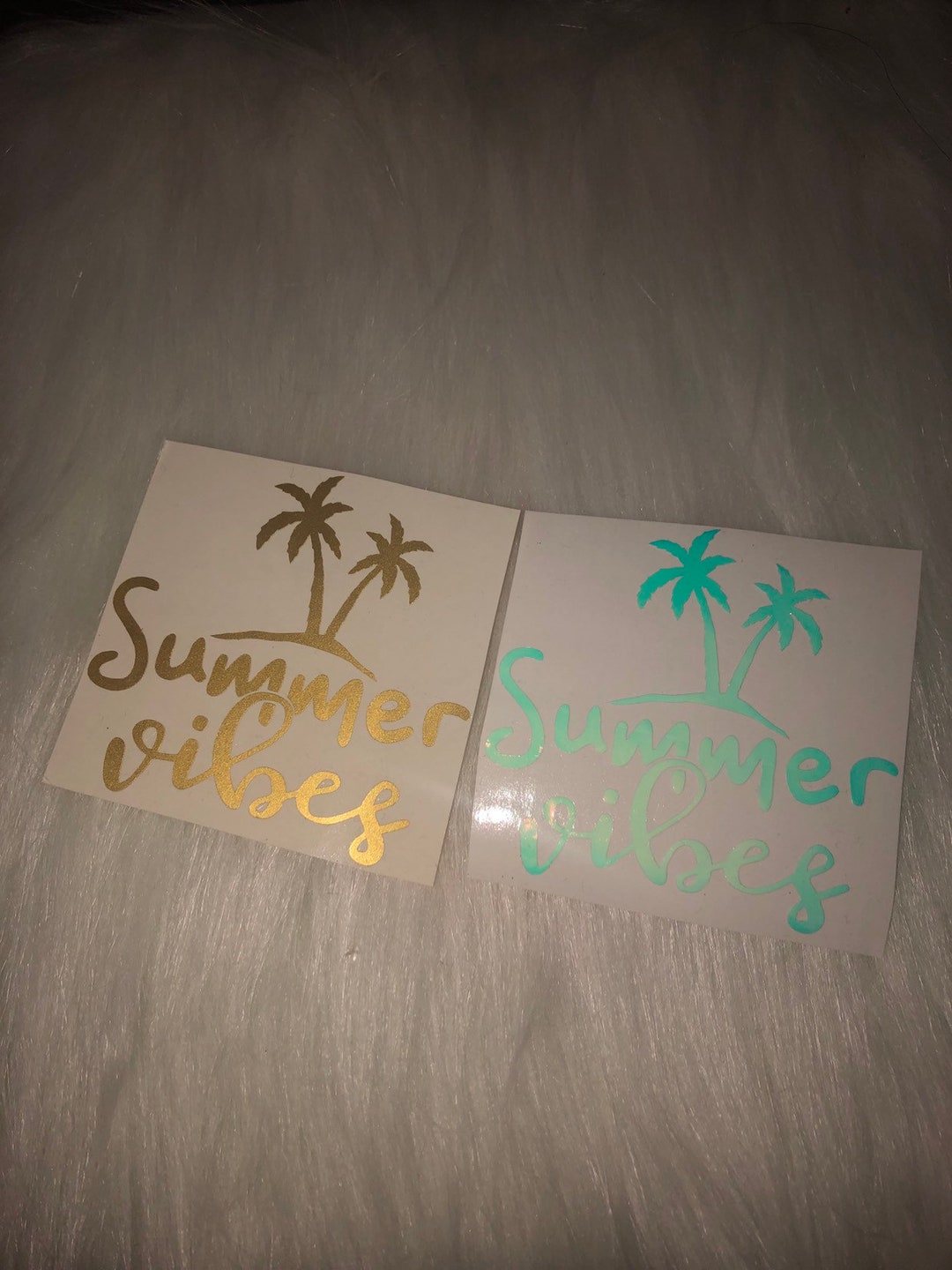 Summer Vibes Decal - Etsy