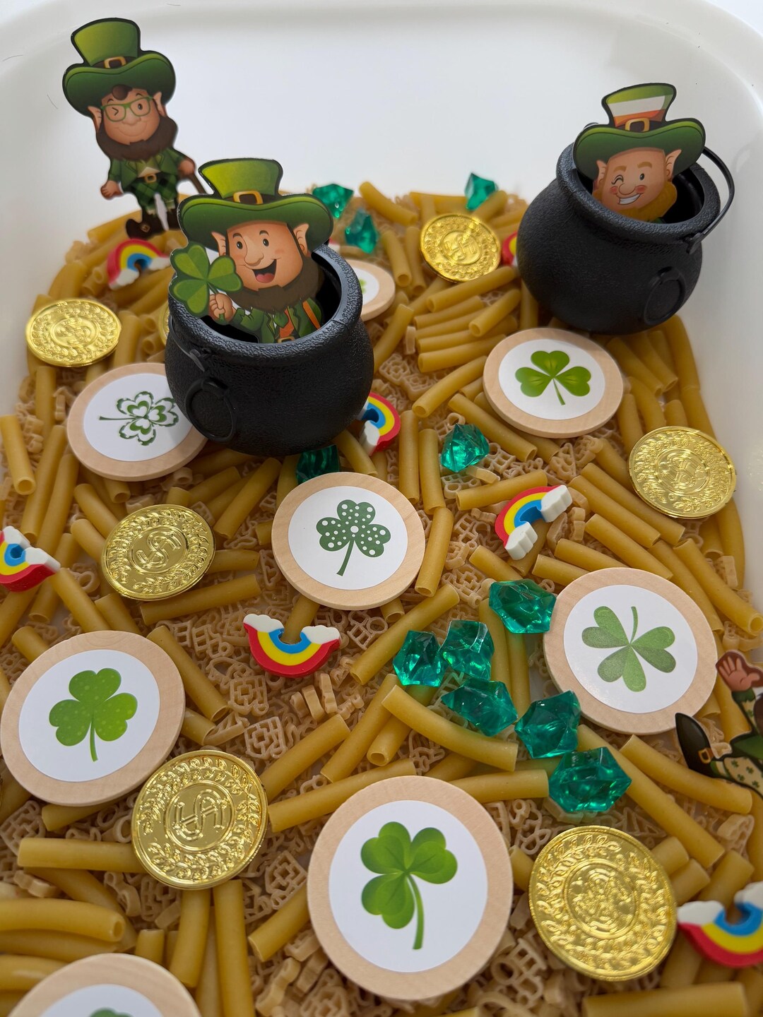 St Patrick’s Day Leprechaun Irish Rainbow Toddler Sensory Bin ...