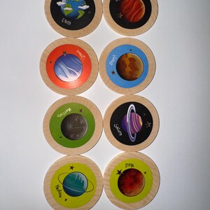 Planet Astronaut Space Rocket Earth Stem Steam Matching Memory Game ...