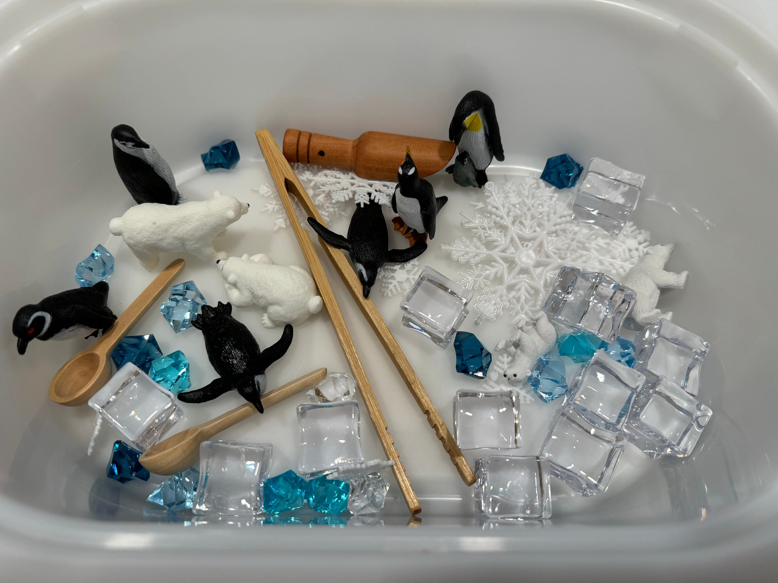Arctic Penguin Polar Bear Winter Sensory Bin - Etsy