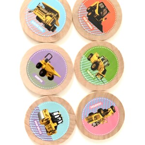 Educational Construction Truck Car Matching Memory Game, Sensory Bin ...