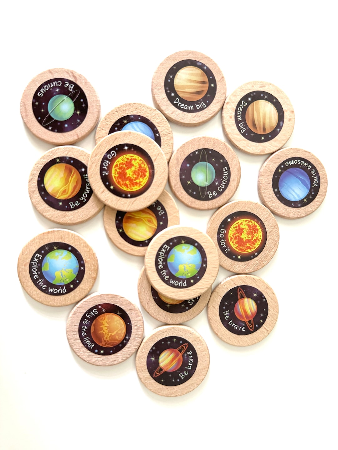 Planet Rocket Space Educational Counting Math Steam Matching Memory ...