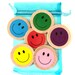 Educational Rainbow Smiley Face Colors Matching Memory Game - Etsy UK