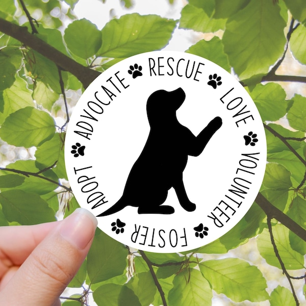 Animal Rescue Sticker - Etsy