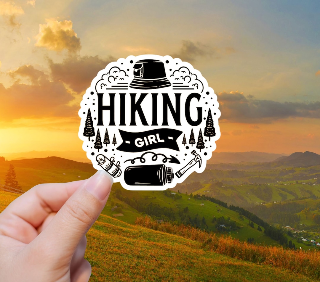 Hiking Stickers, Nature Lover Gift, Gift for Hikers, Cute Laptop ...