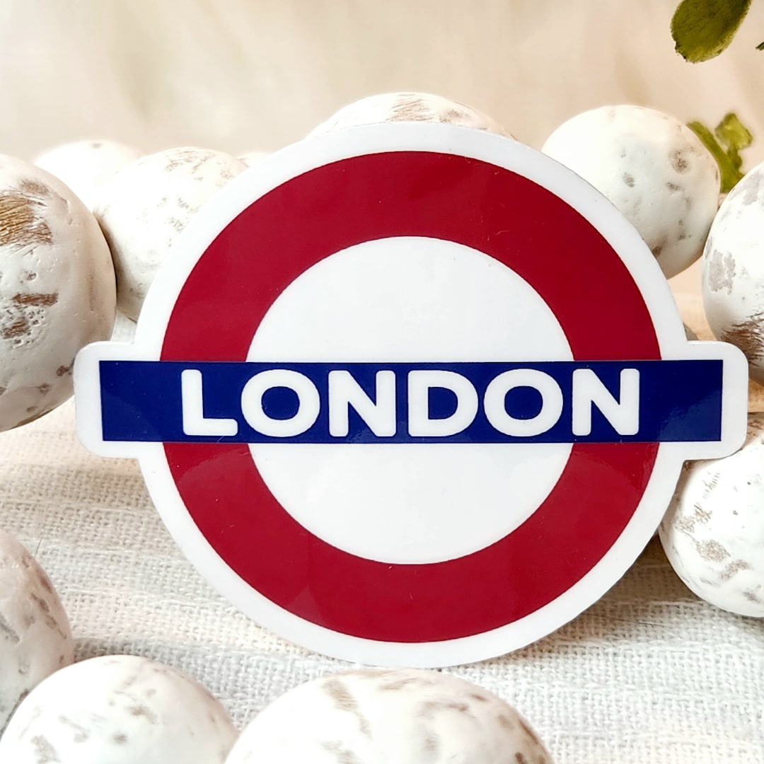 London Underground Vinyl Sticker, London Sticker, Britain Laptop ...