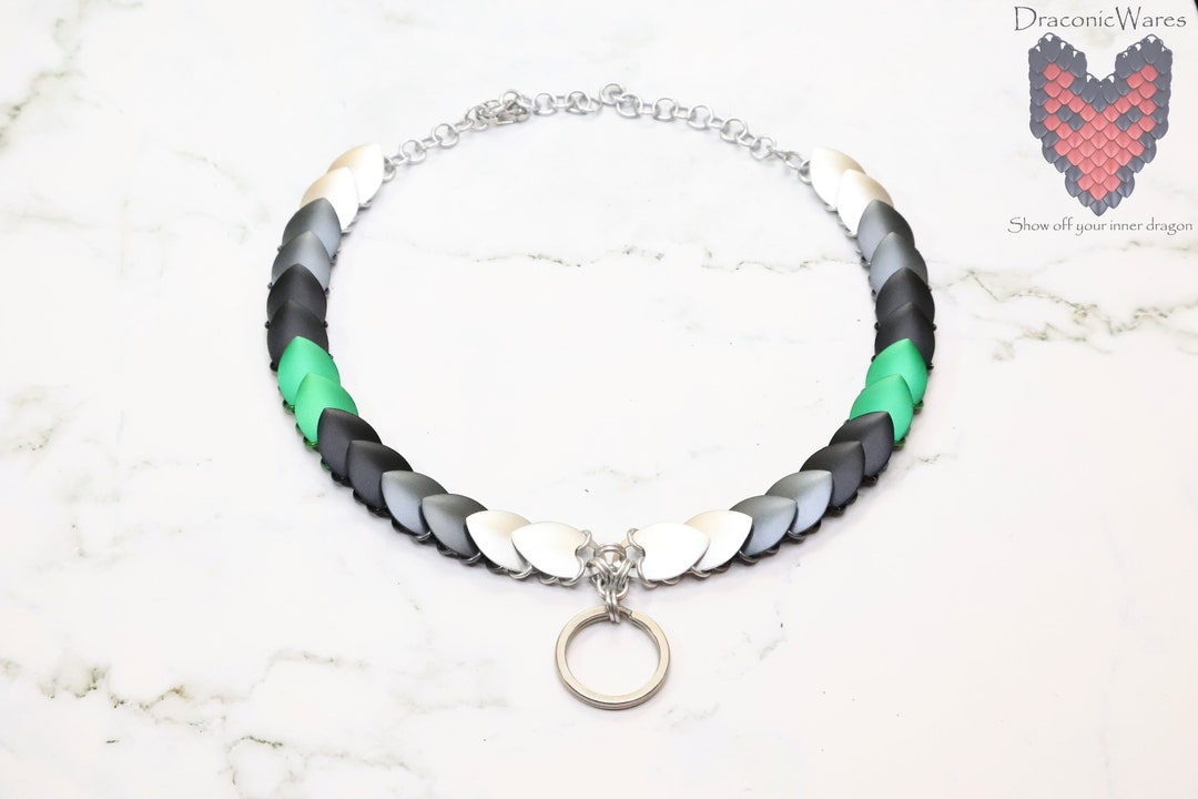 Alloromantic Pride Dragon Scale Choker - Premium Anodized Aluminum - Etsy