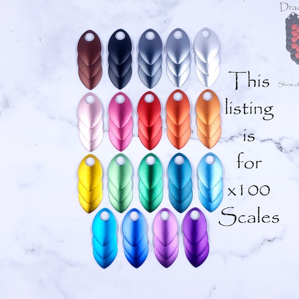 Scale Mail Necklace - Etsy