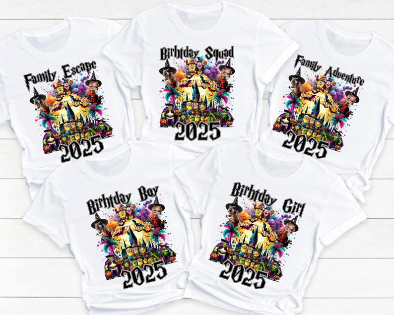 2026 Halloween Custom Universal Family Matching Shirt, Universal Family ...