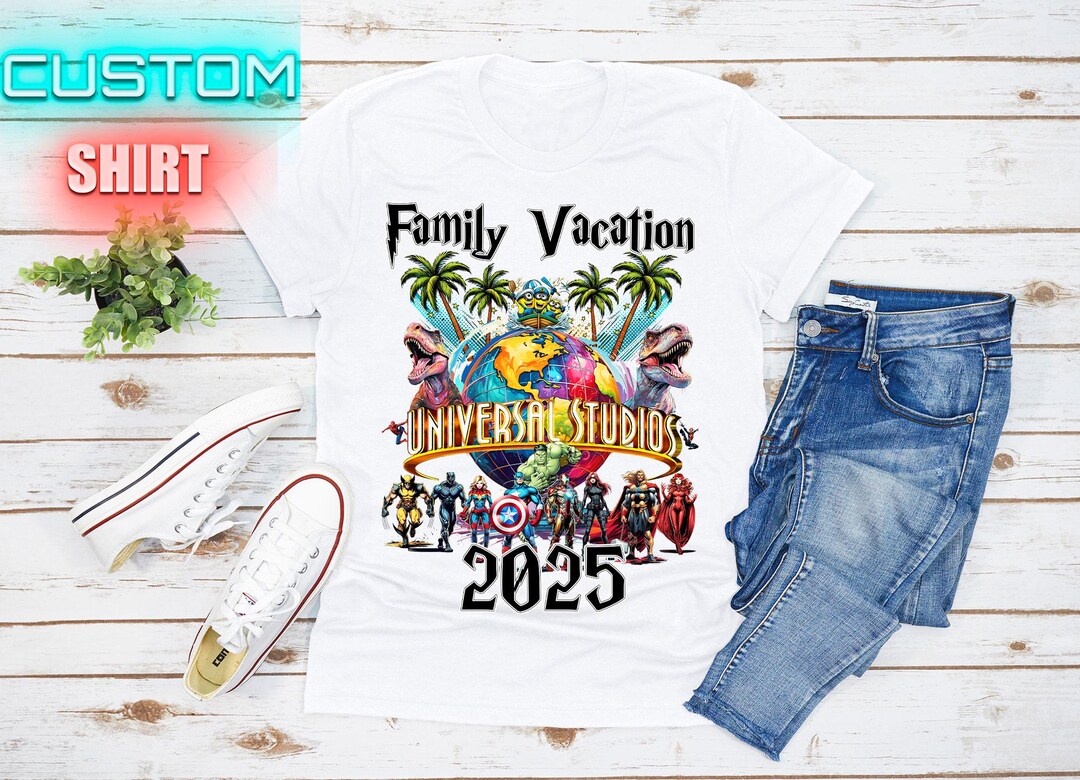 Custom Family Matching Universal Shirts, Birthday Squad Spring Break ...