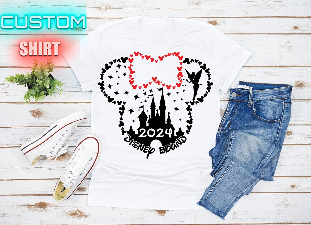 2025 Disney Bound Matching Family Shirts. Mickey Minnie Bound Disney ...