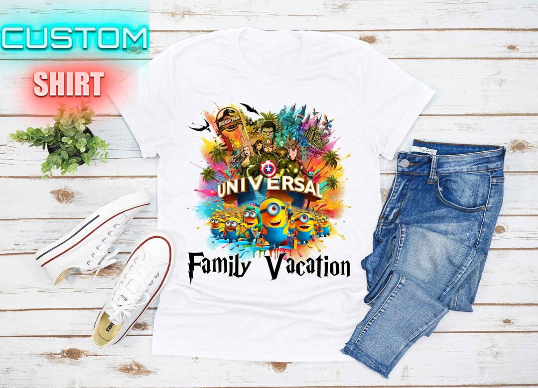 Custom Colorful Custom Universal Family Shirt, Universal Personalized ...