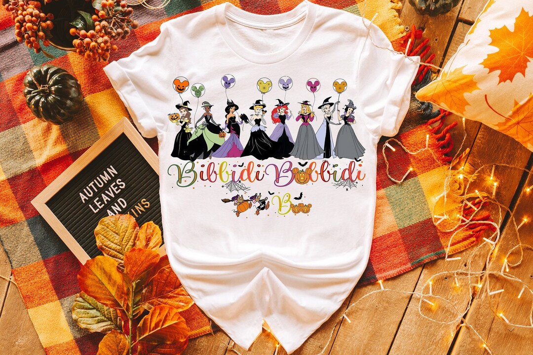 Disney Princess Bibbidi Bobbidi Boo Halloween Shirts, Disney Princesses ...