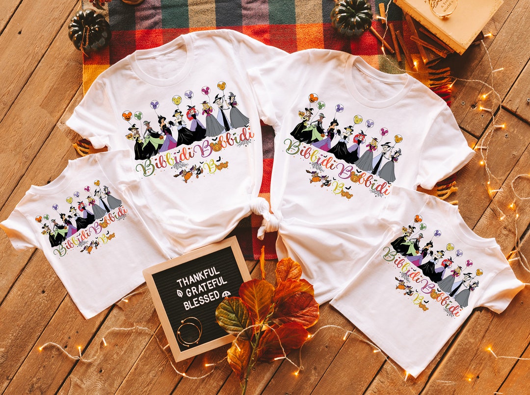 Disney Princess Bibbidi Bobbidi Boo Halloween Shirts, Disney Princesses ...