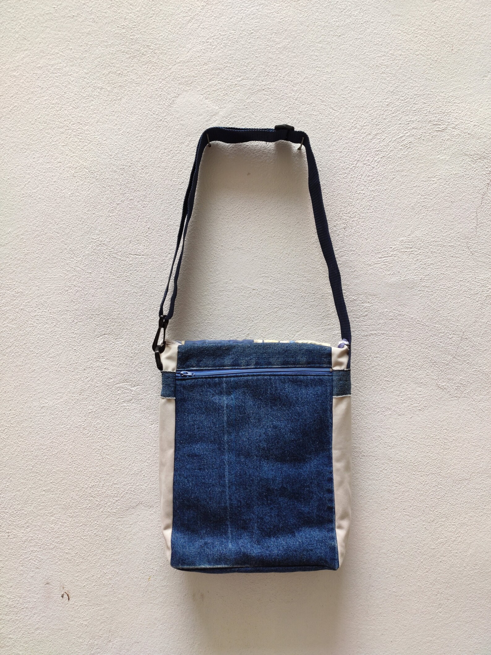 Shoulder flap bag with Velcro closure | Etsy