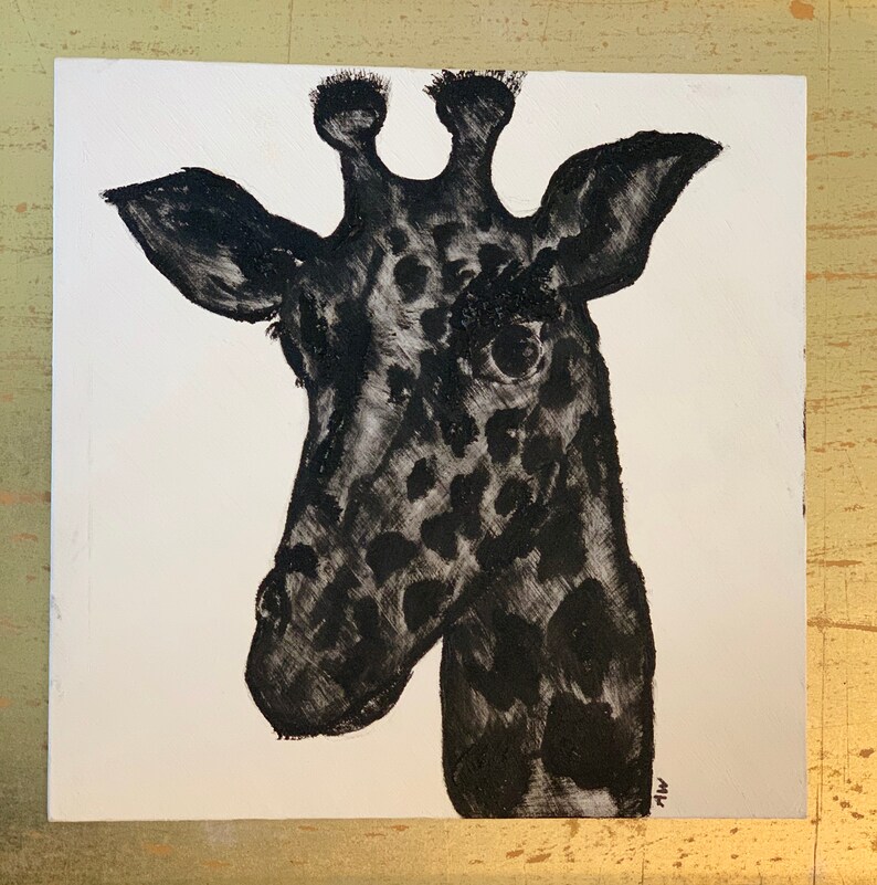 Ink Safari Giraffe - Etsy