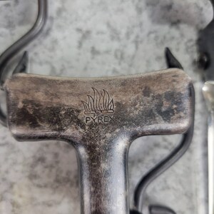 Vintage Blue Pyrex Flameware Pots - Set of Four (4) - Detachable ...