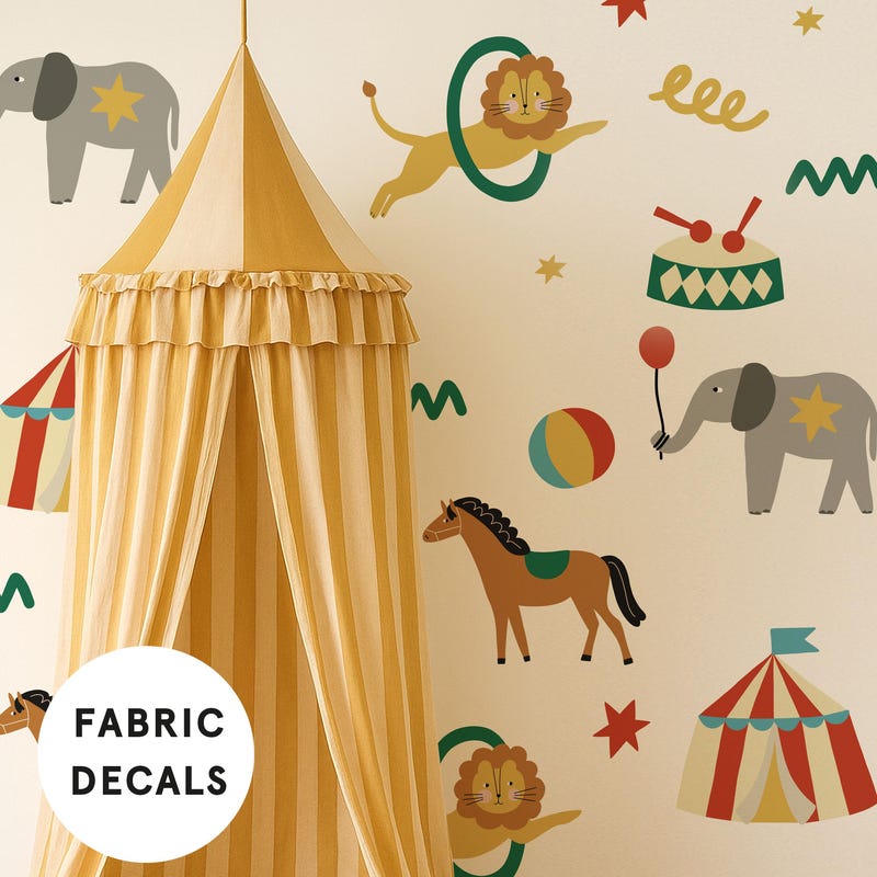 Circus Wall Mural - Etsy
