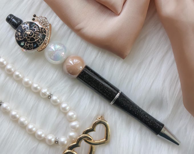 Handcrafted Enchanted Snail Pen | Elegant Black & Gold Design | Gift ...