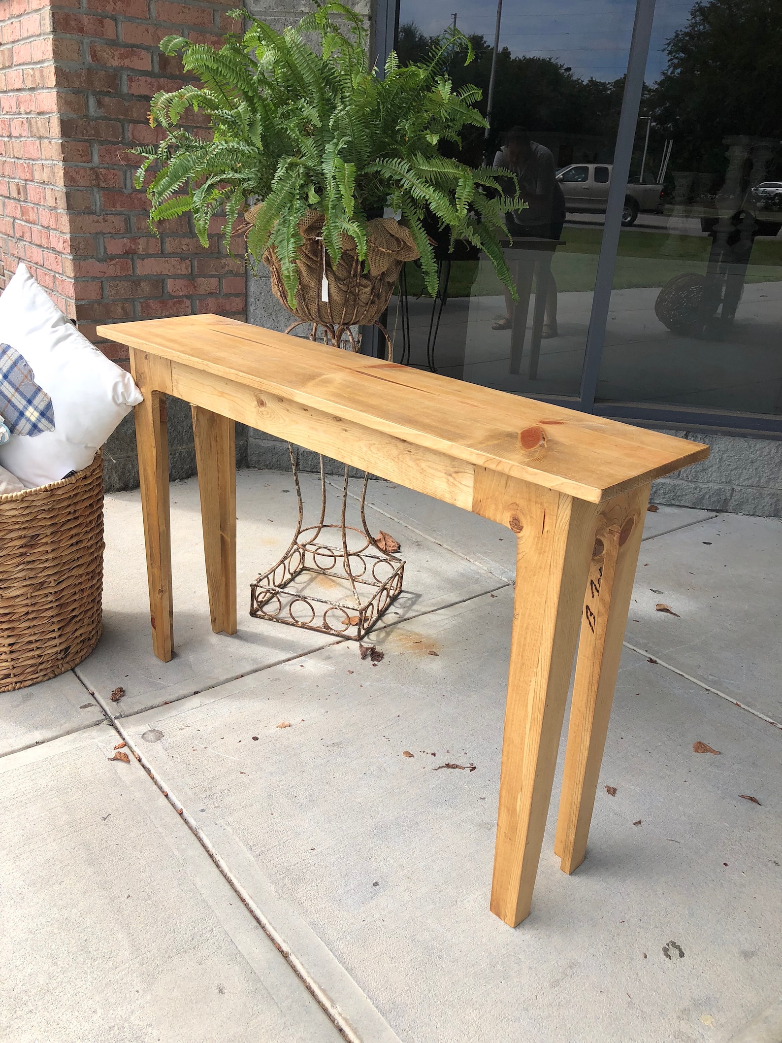 Solid Wood Foyer Table | Etsy