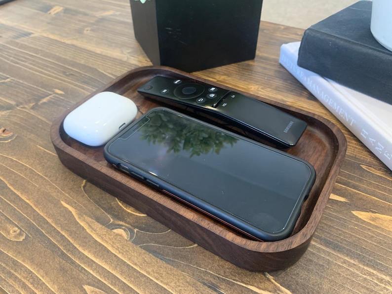 Catch All Tray Wooden Tray for EDC Every Day Carry Tray Custom Catch ...