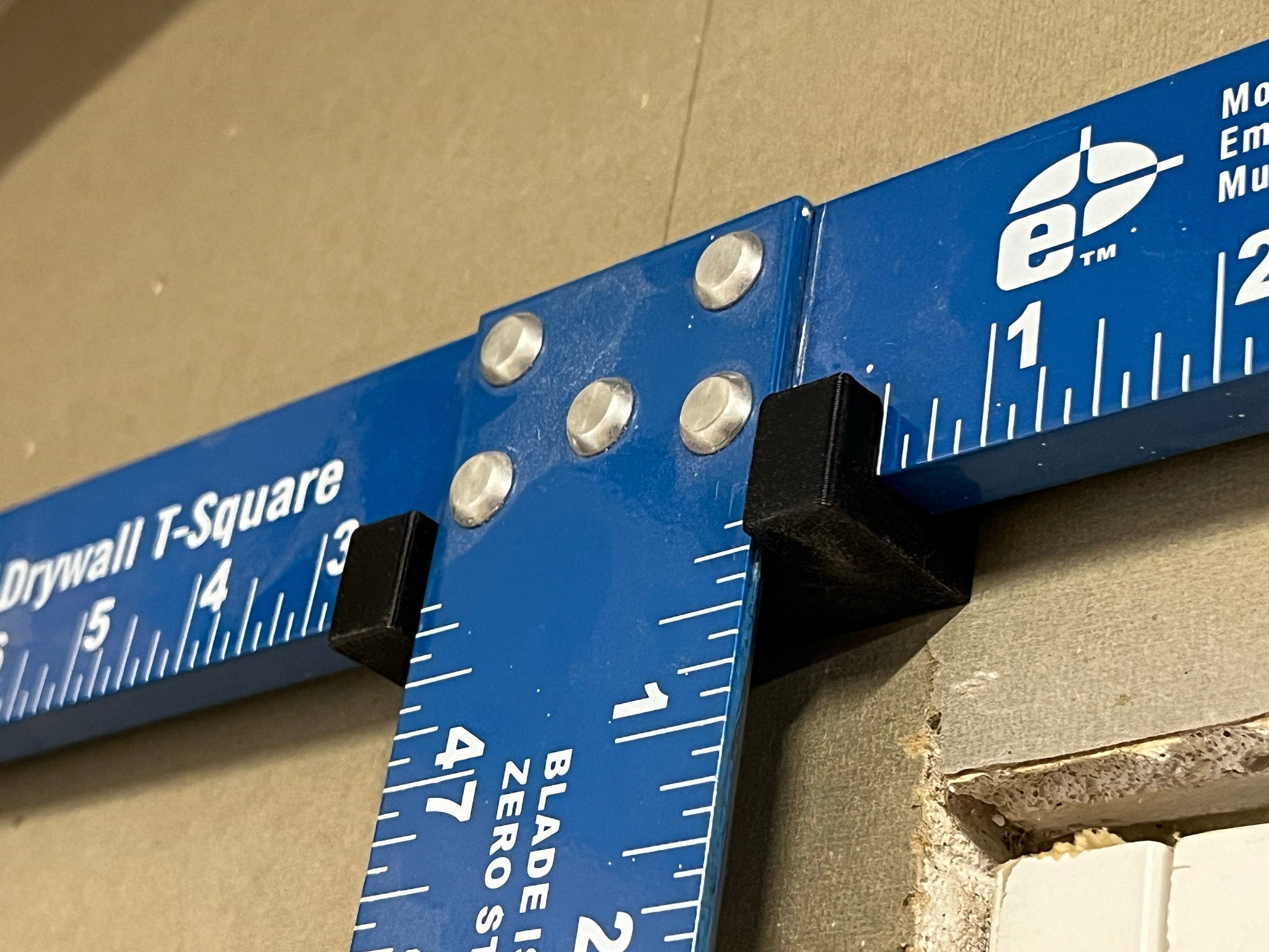 T Square Holder Bracket for Drywall Square Empire 3d Printed 48" T ...