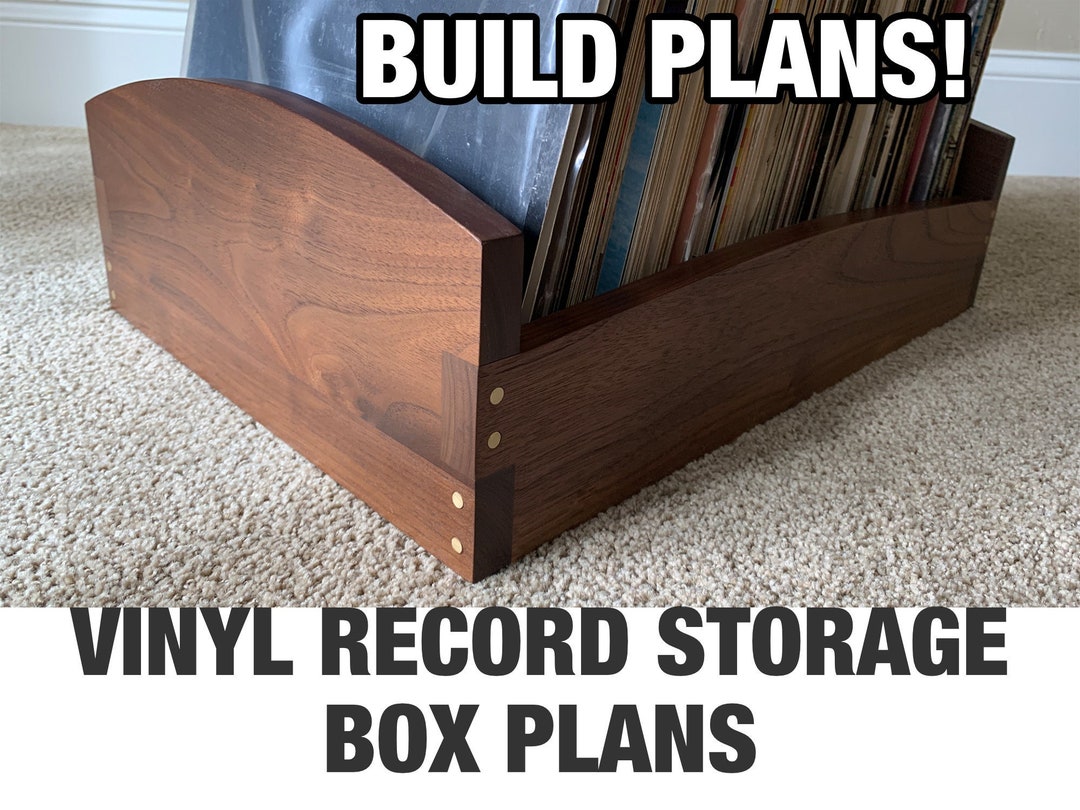 Vinyl Record Storage Box - Build Plans (instant Download) - Etsy