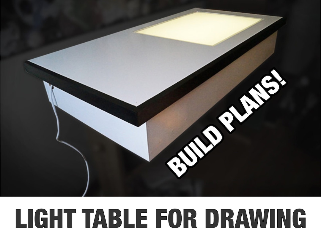 Woodworking Plans Light Table Build Plans Instant Download PDF Guide ...