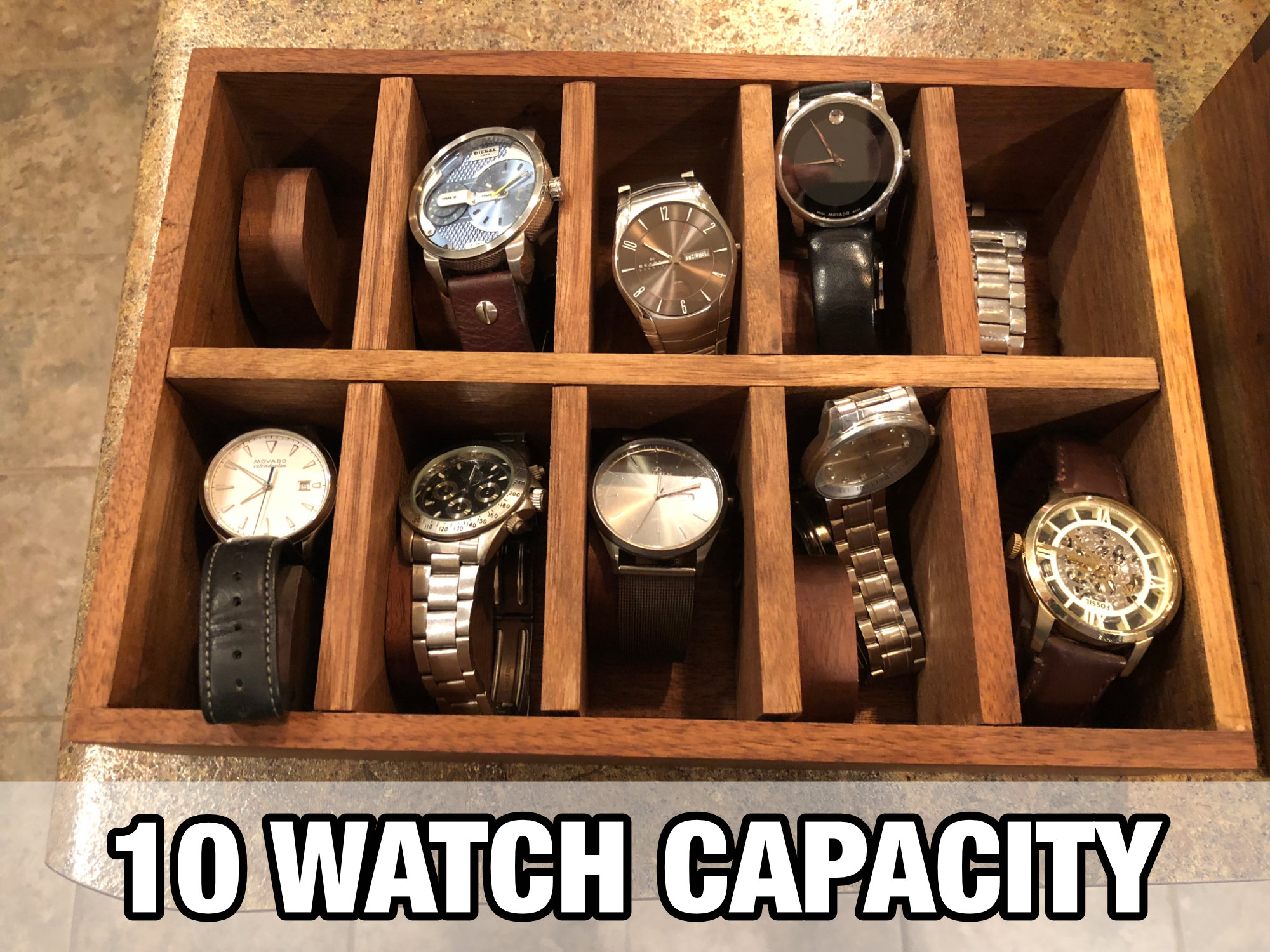 Watch Box Display Case - Build Plans (instant Download) - Etsy