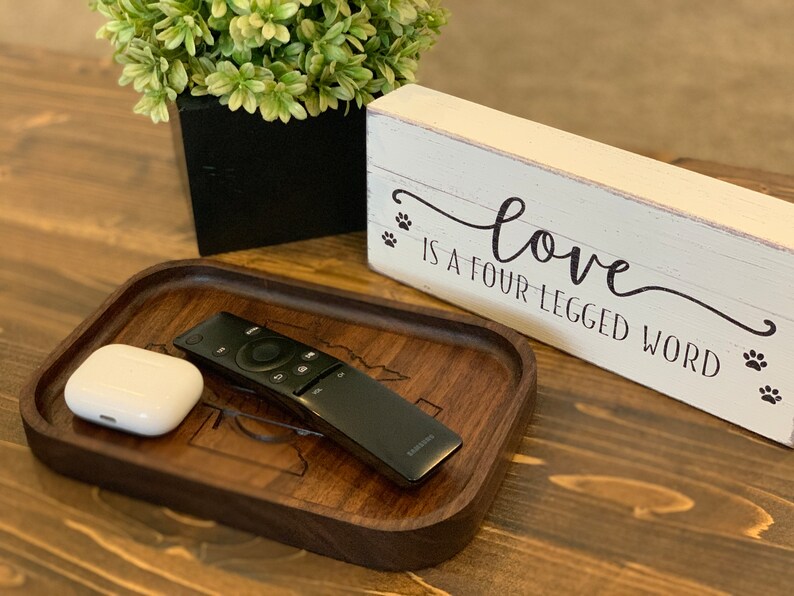 Catch All Tray Wooden Tray for EDC Every Day Carry Tray Custom Catch ...